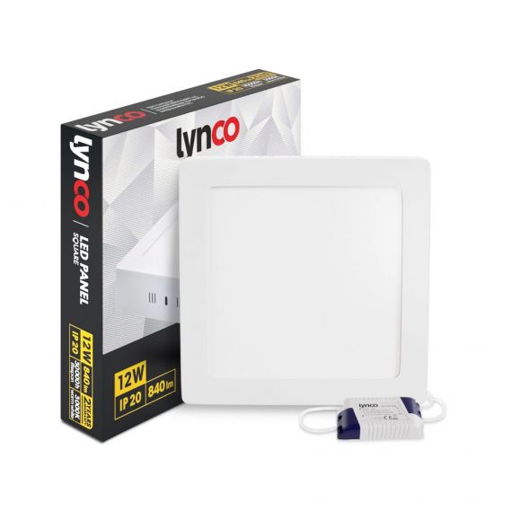 Panel led 12W 3000K nadgradni kocka – Elbin elektro