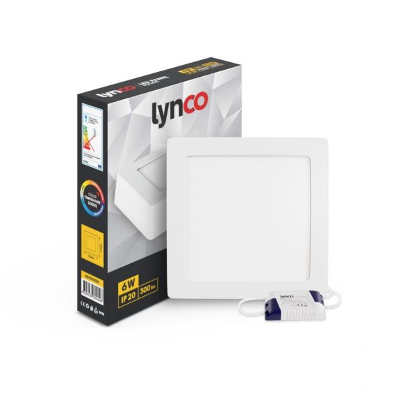 Panel led 6W 3000K nadgradni kocka – Elbin elektro